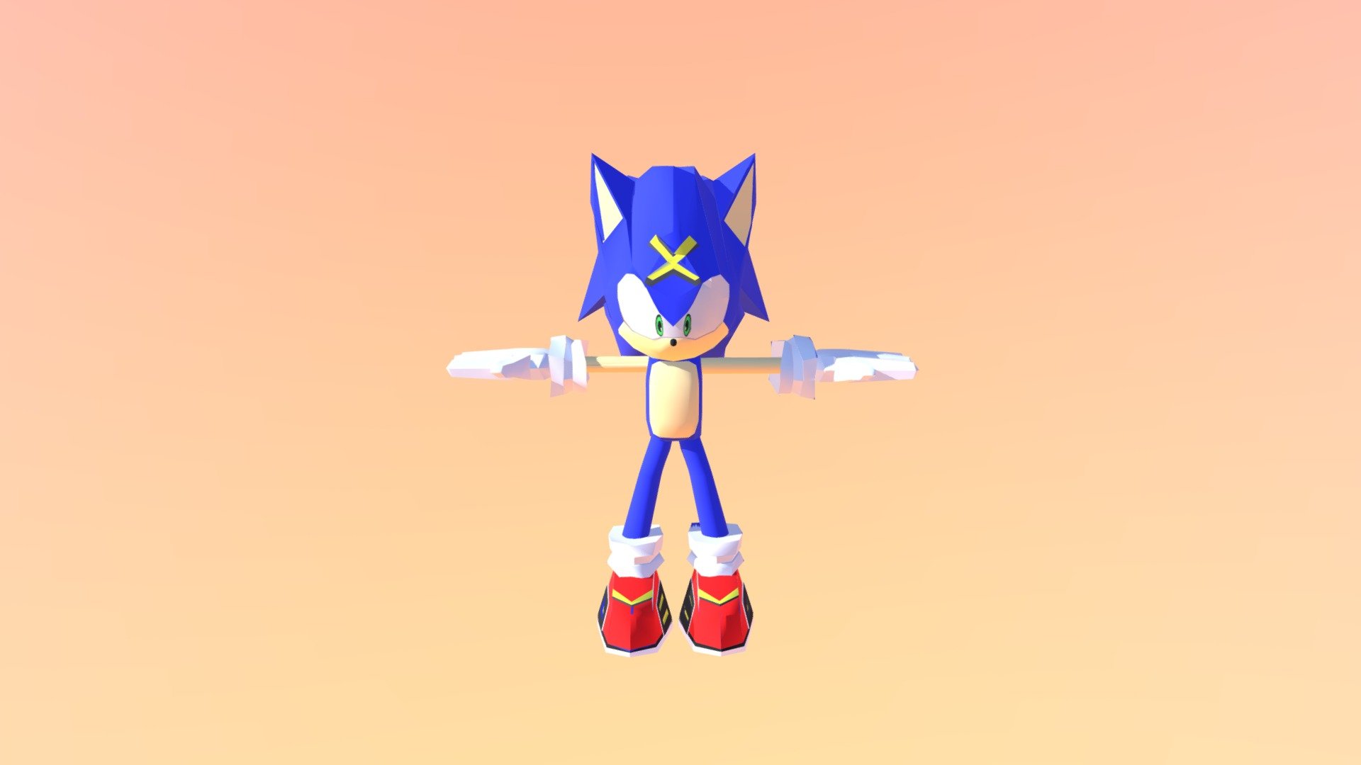 Sonic X One - 3D model by kawisin [ddbf543] - Sketchfab
