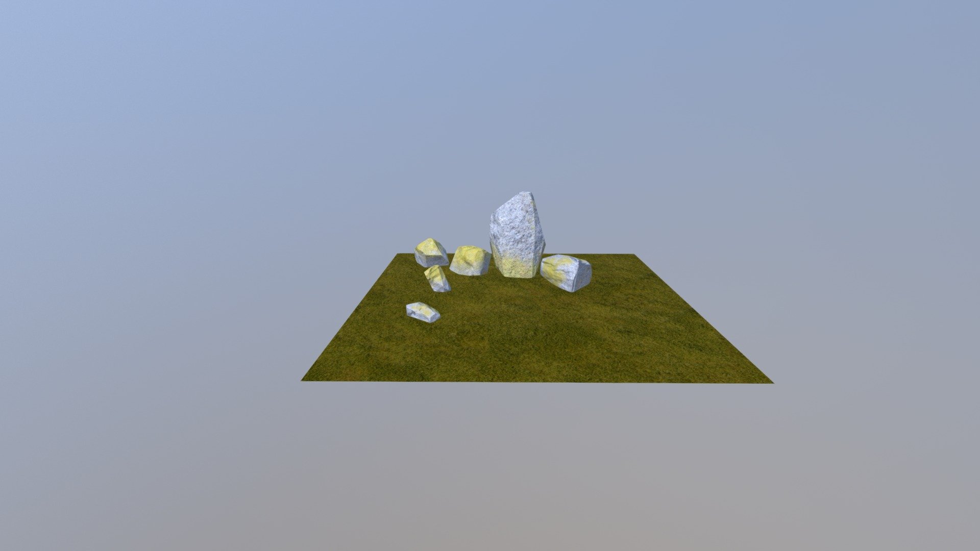 Stone area with grass - Download Free 3D model by fruitsue [ddbfa7a ...