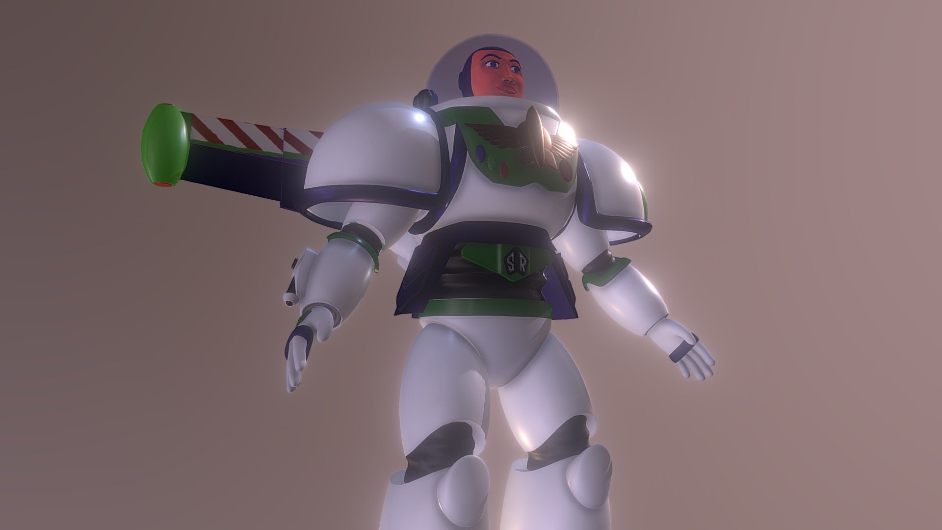 Buzz Lightyear Space Marine - 3D model by JamalBenjamin [ddc0332 ...