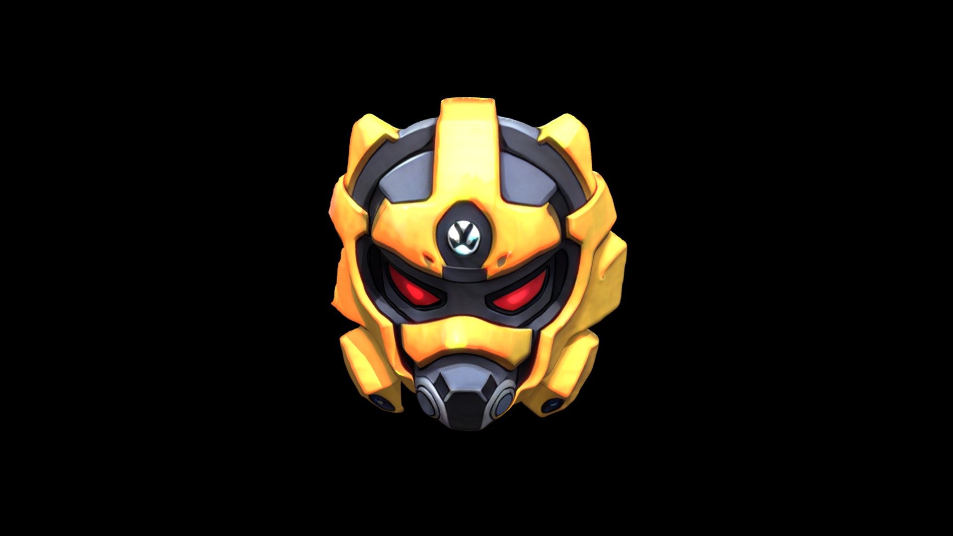 Helmet Mask Robot Cartoon 1678 - Download Free 3D model by klrxyz ...
