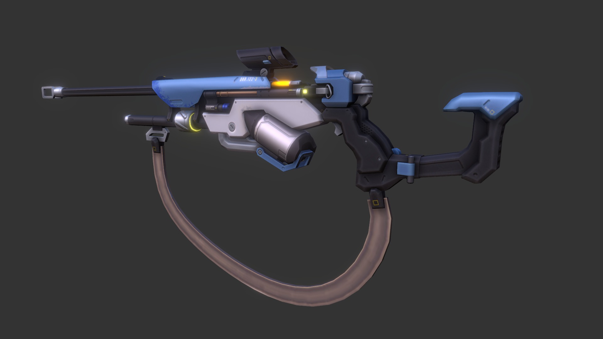 Overwatch - Ana's Biotic Rifle - 3D model by jaylukee [ddc169b] - Sketchfab