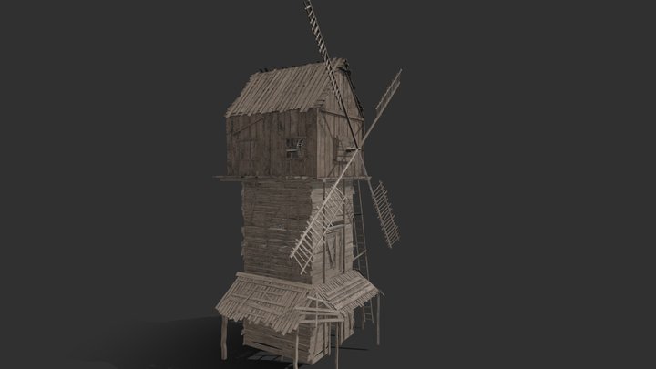 Windmill 3D models - Sketchfab
