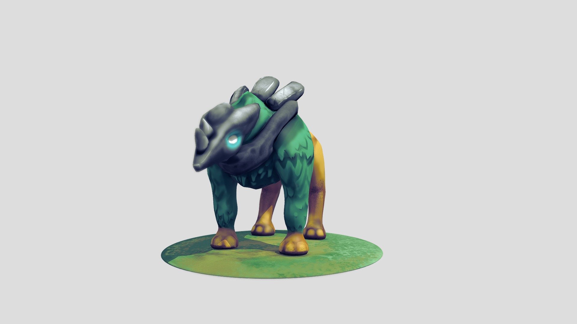Stone Creature - 3D model by palewhiteprints (@keokepa) [ddc20a9 ...