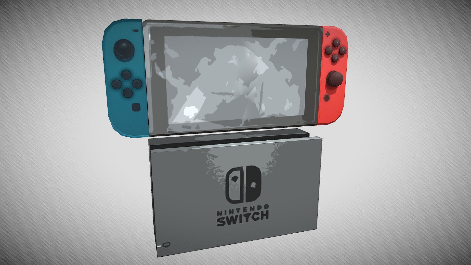 Low Poly Nintendo Switch (Free download) - Download Free 3D model by ...