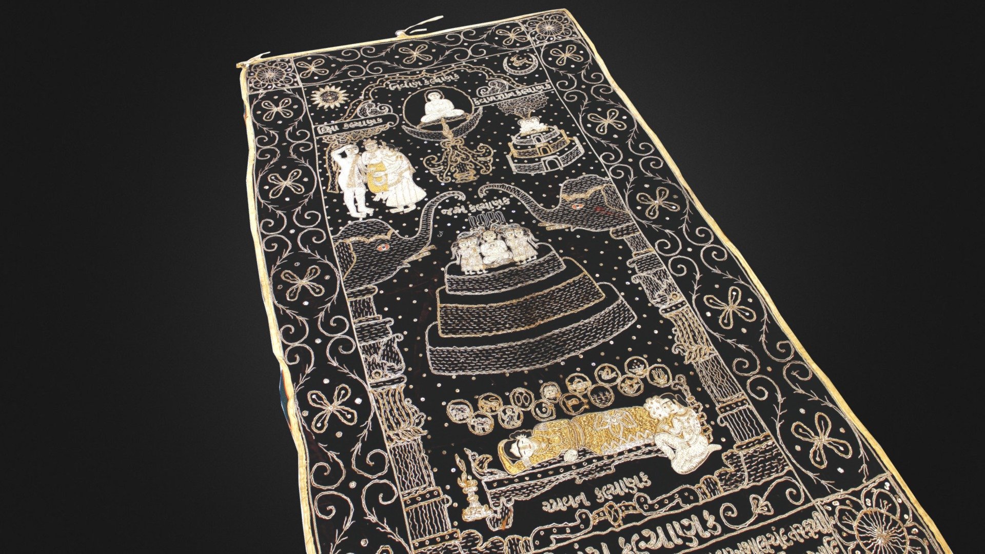 The Five Auspicious Moments in the Life...[more] - 3D model by The ...