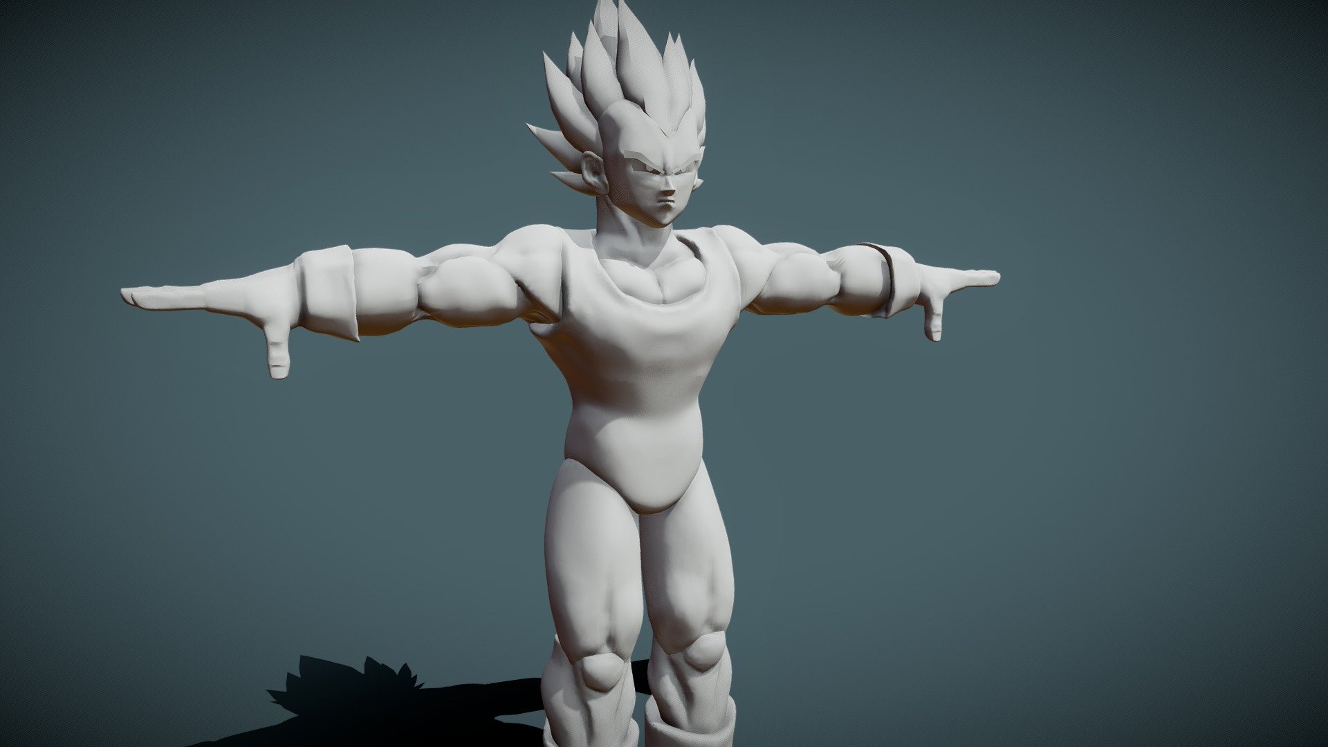 Vegeta - 3D model by akaysan [ddc2d96] - Sketchfab