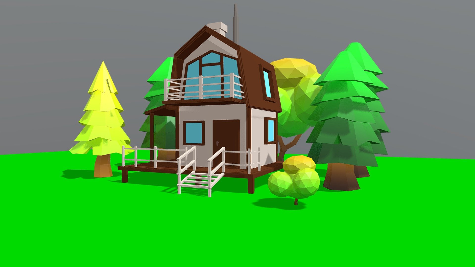 Low Poly House [Game Ready] - Download Free 3D model by costoWRLD (@wrld_poly) [ddc3f92] - Sketchfab