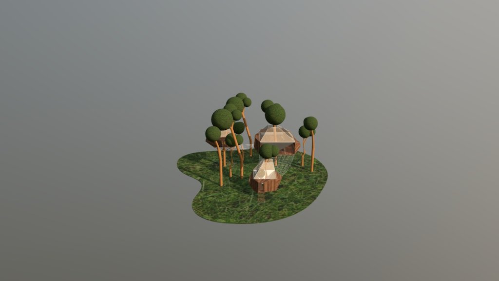 TreeHouse - 3D model by pola.haola [ddc4601] - Sketchfab