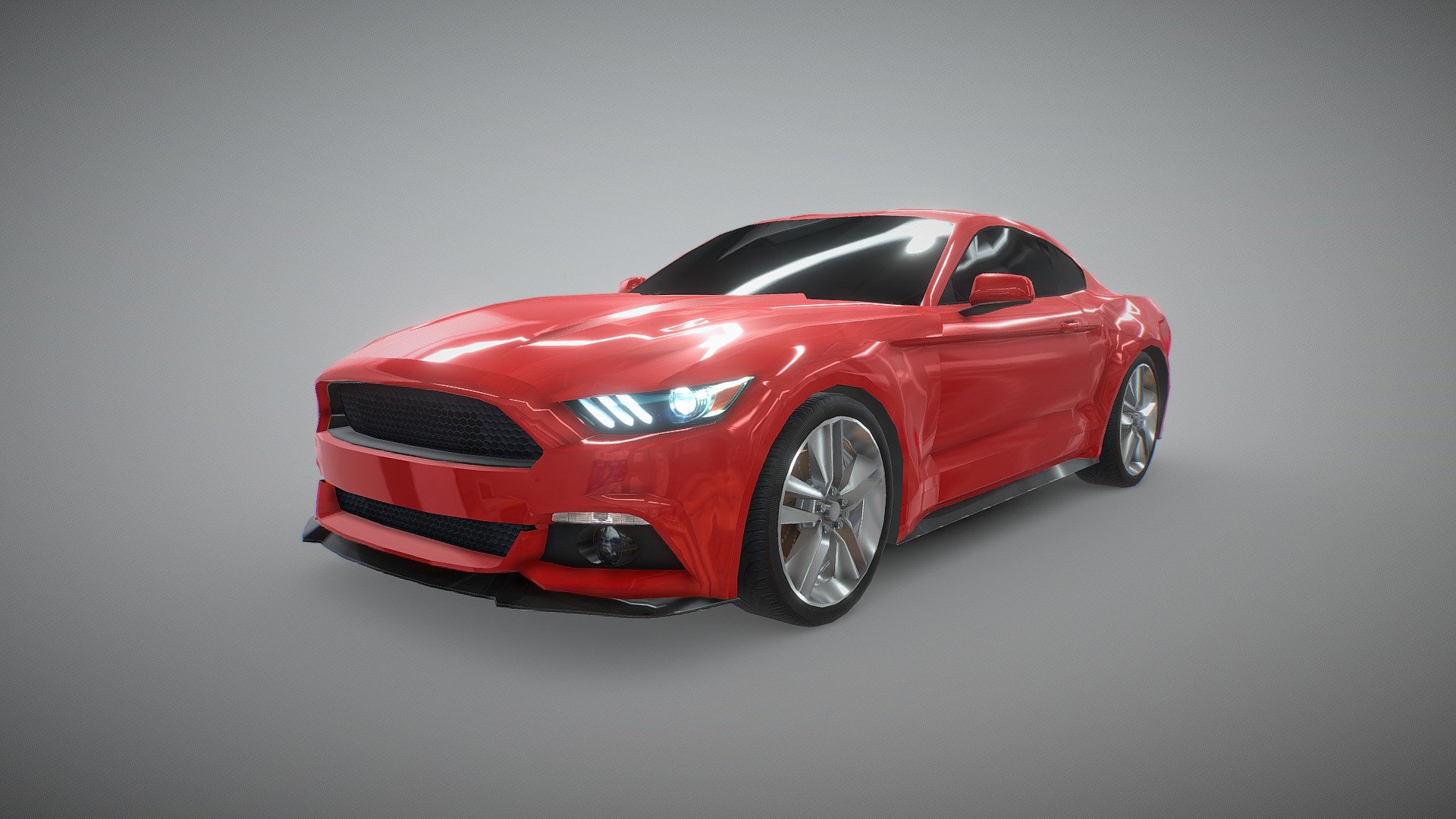 Mustang - 3D model by Emre Can BİLİCİ (@emrecanbilici) [ddcb97a ...