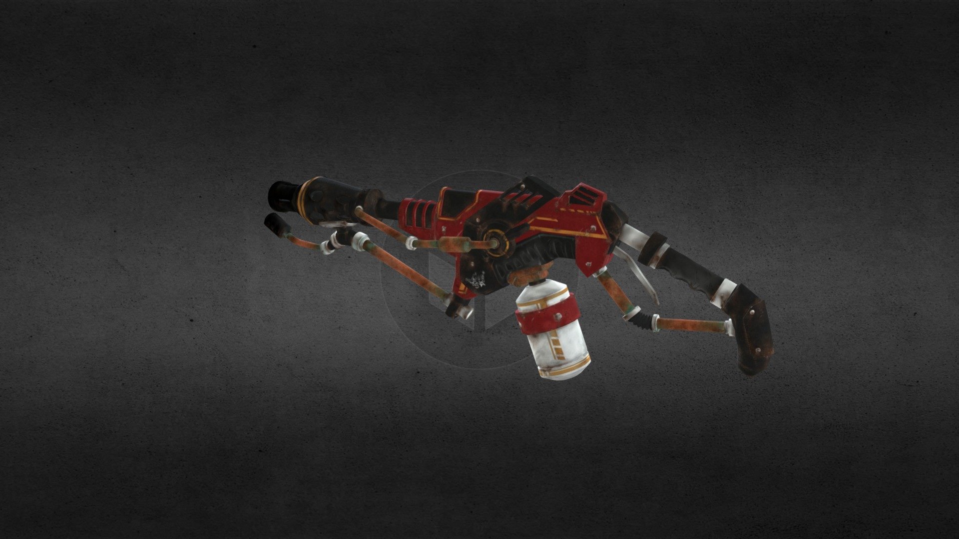 Flamethrower - 3D model by sashanodiaart [ddcbc4f] - Sketchfab