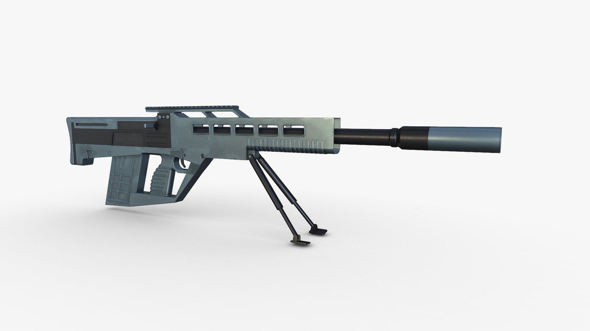 skw 338 bullpup - Download Free 3D model by Pieter Ferreira ...