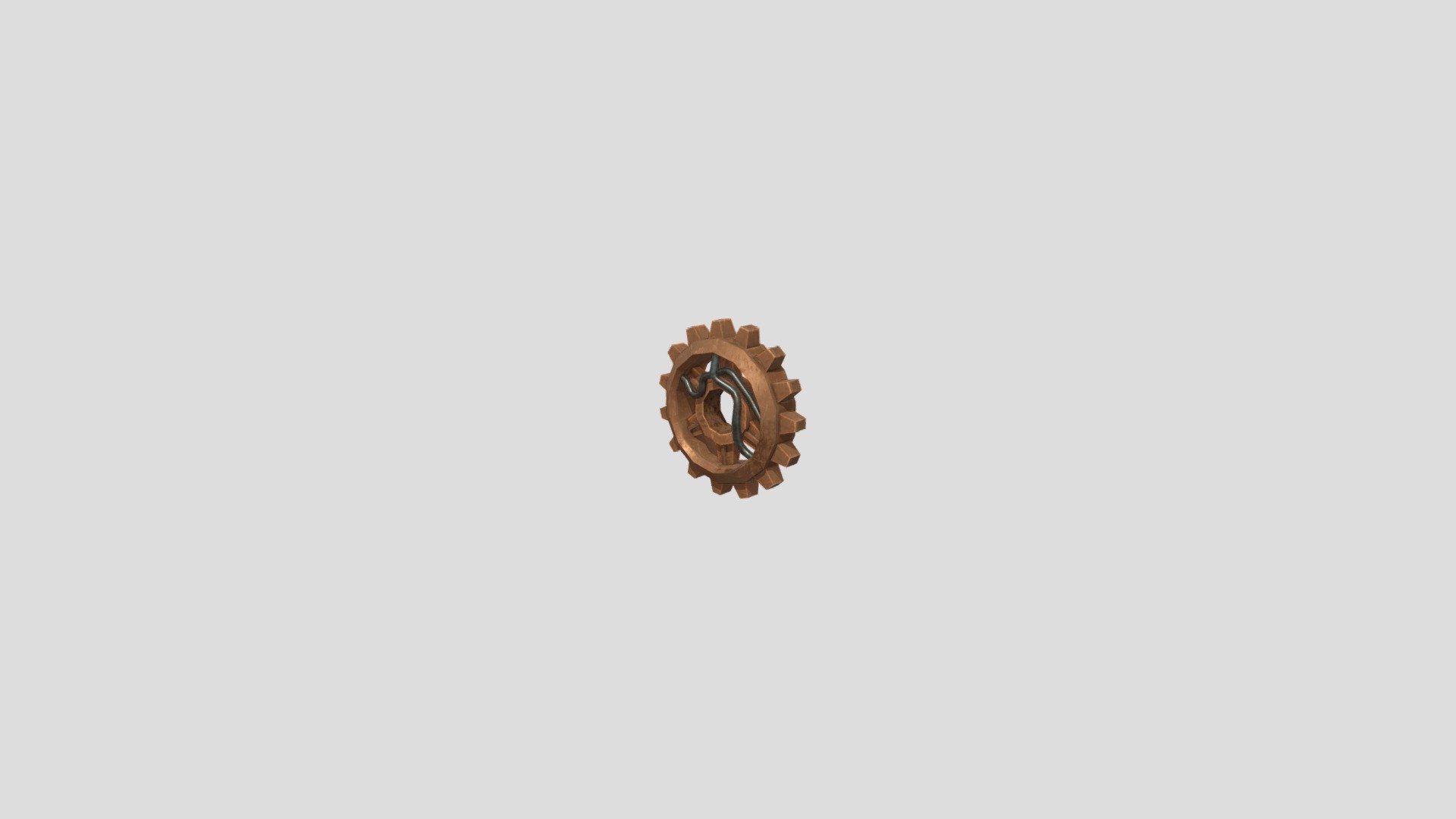 Steampunk low poly gear - 3D model by TimoCreates3D (@charlie_tim0 ...