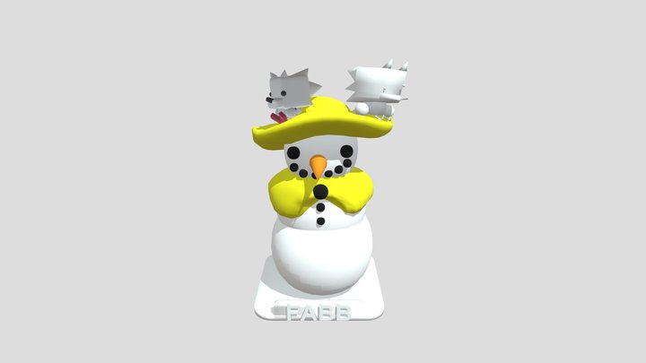 Snowman-blender 3D models - Sketchfab