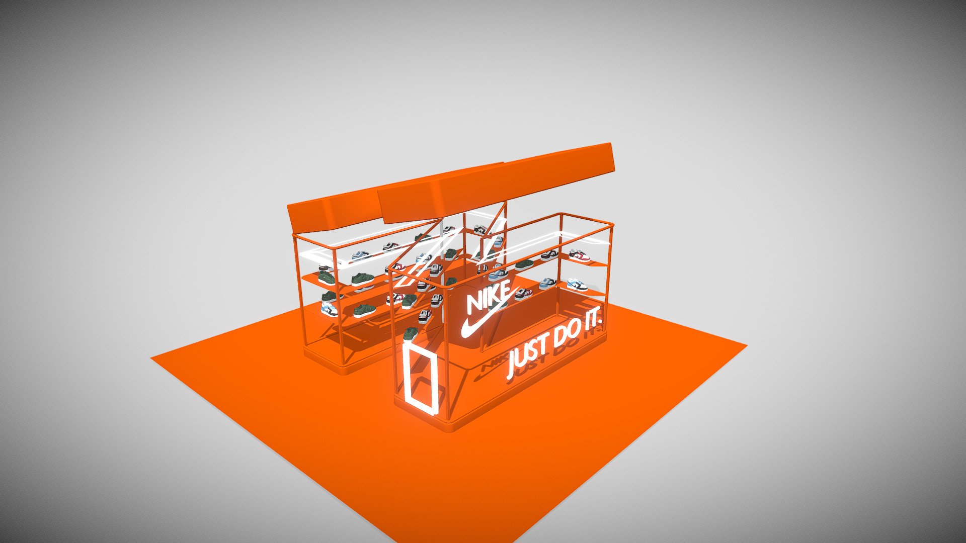 Nike Store - 3D model by LautaroSinagra [ddd2004] - Sketchfab