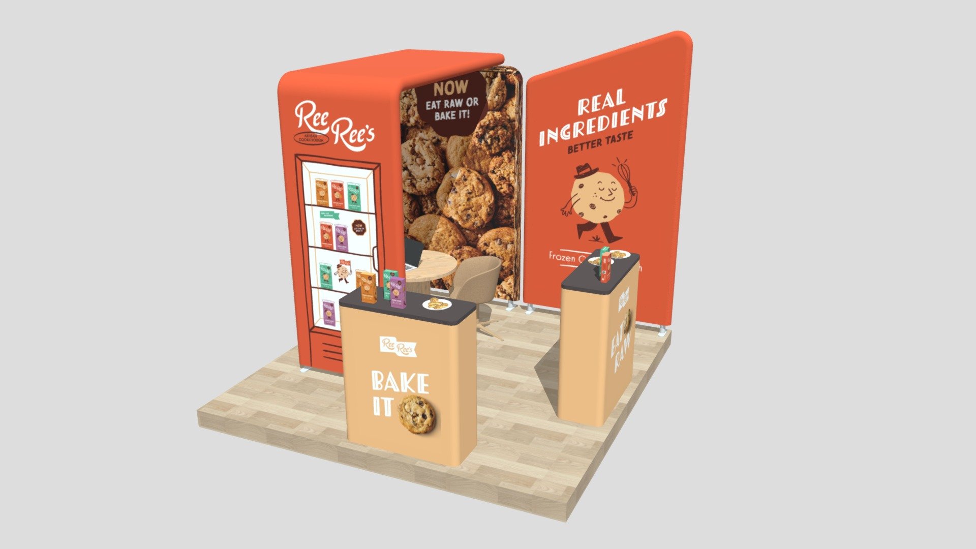 Ree Ree's - Trade Show Booth - V3 - 3D model by Maycon Prasniewski ...
