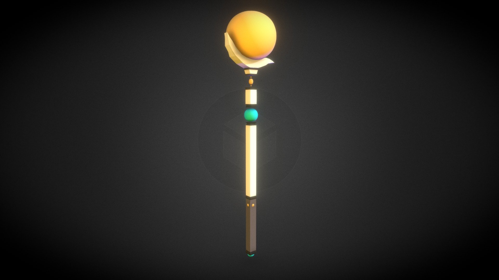 moon magic stick - 3D model by 6314140014 [ddd3d93] - Sketchfab