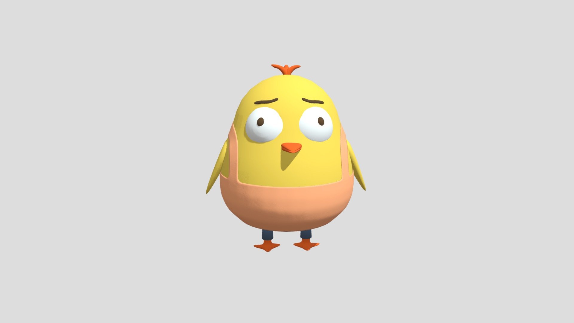 chick - 3D model by hyarmaite [ddd46ff] - Sketchfab