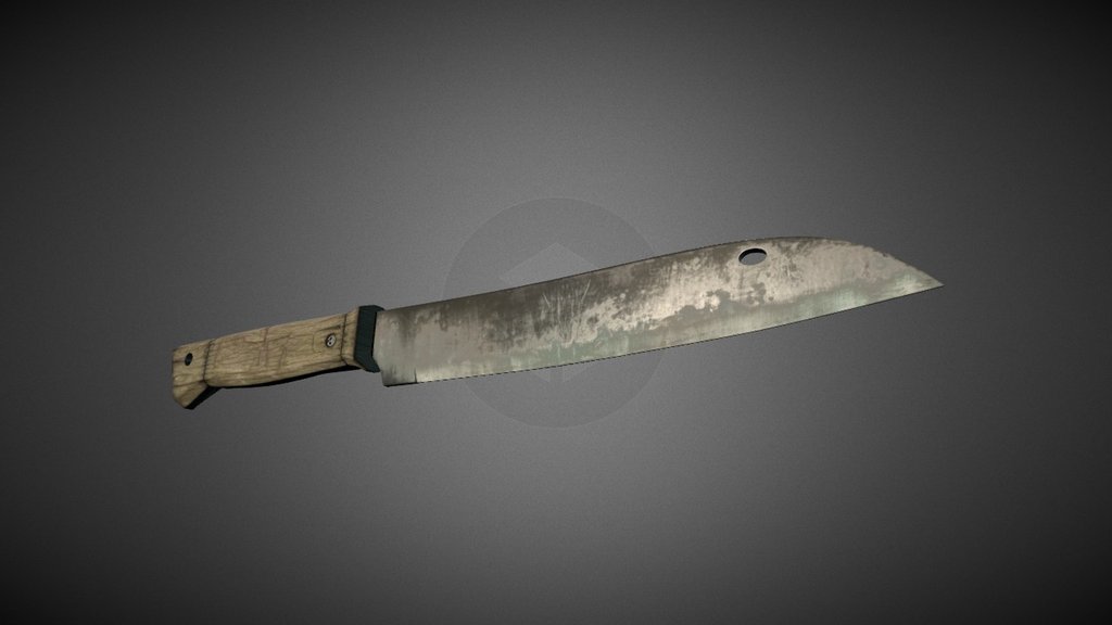 Dusty Knife - 3D model by burhanaghazada [ddd575d] - Sketchfab