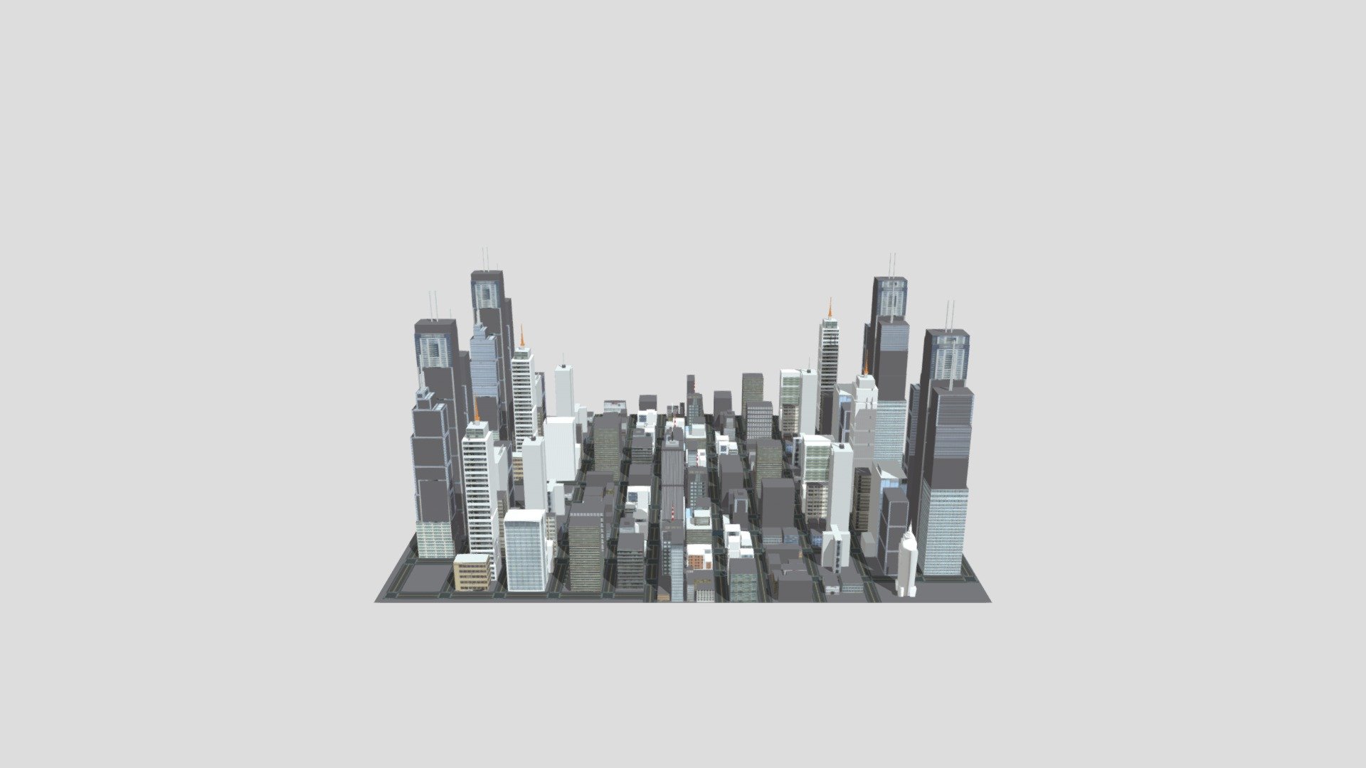 CITY - 3D model by tarik.kheinch [ddd69fb] - Sketchfab