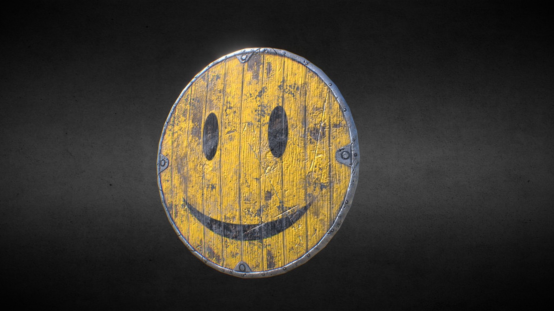 Happy Face Shield - 3D model by vincentzdo [ddd91b6] - Sketchfab