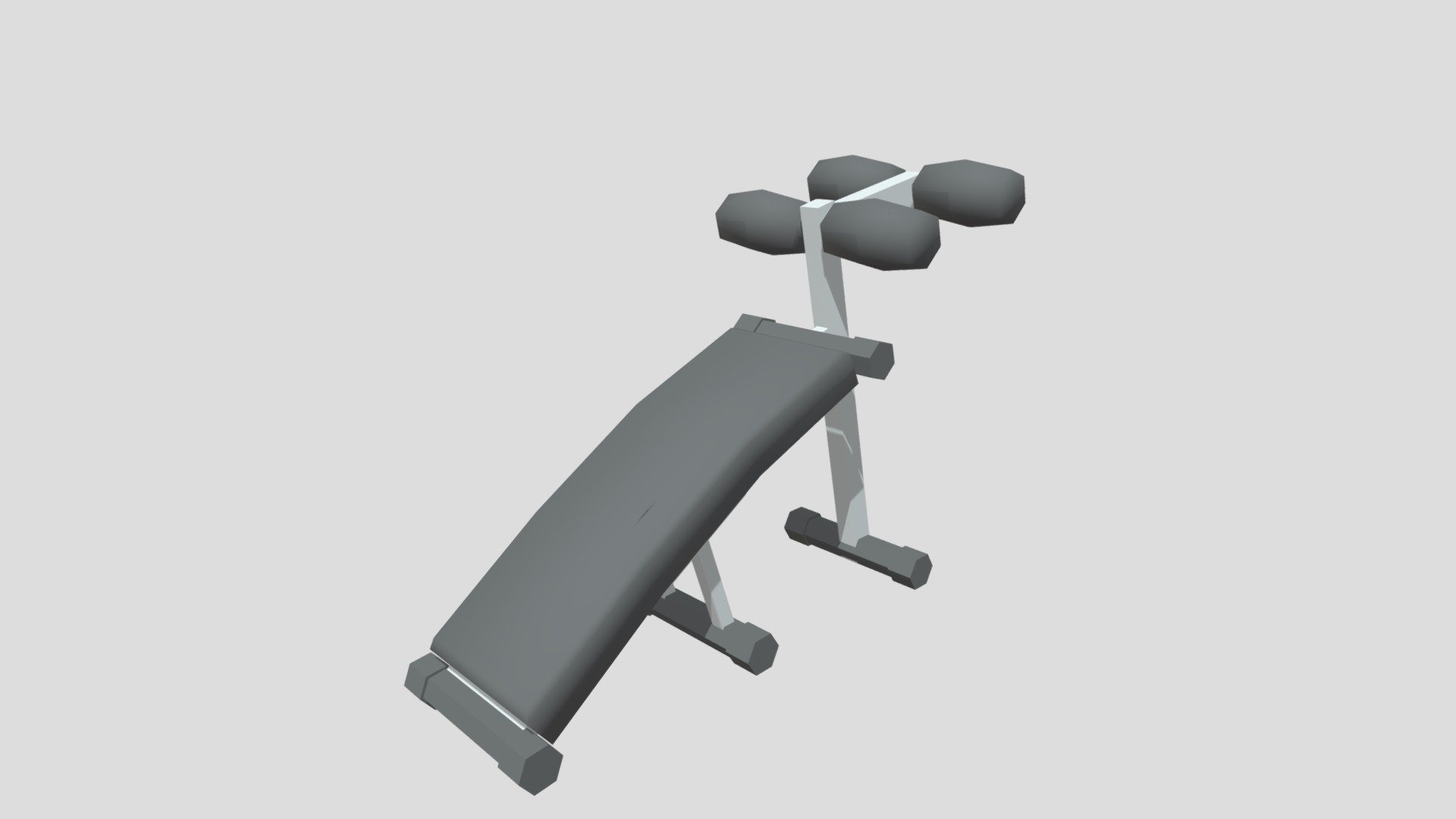 FREE LowPoly Crossfit - Weight Bench 2 - Download Free 3D model by ...