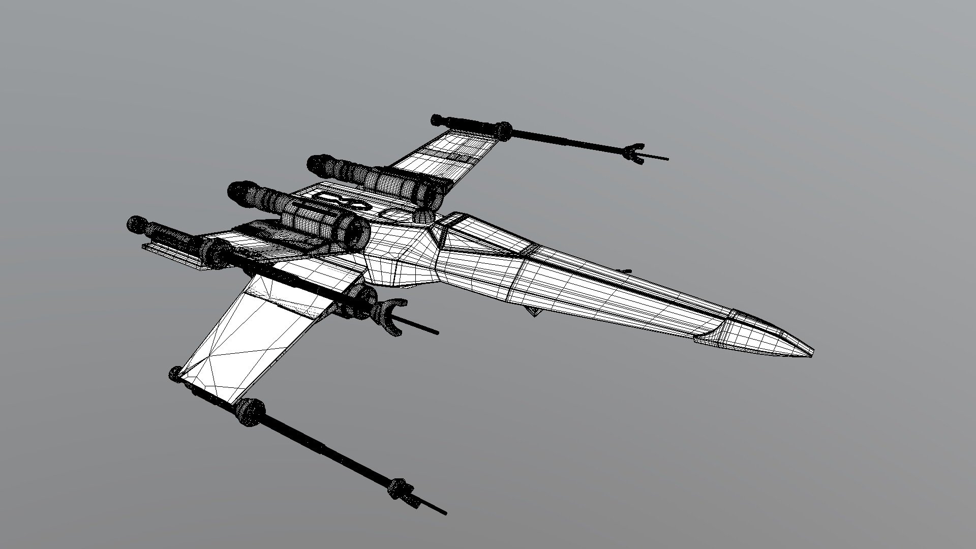 X-Wing - 3D model by TheCasis99 [ddda4ff] - Sketchfab