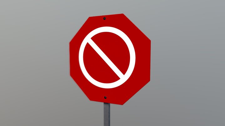 Stop-sign 3D models - Sketchfab