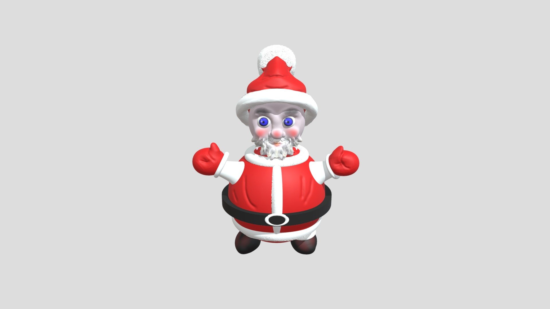 round santa - 3D model by innasor8 [dddcc91] - Sketchfab