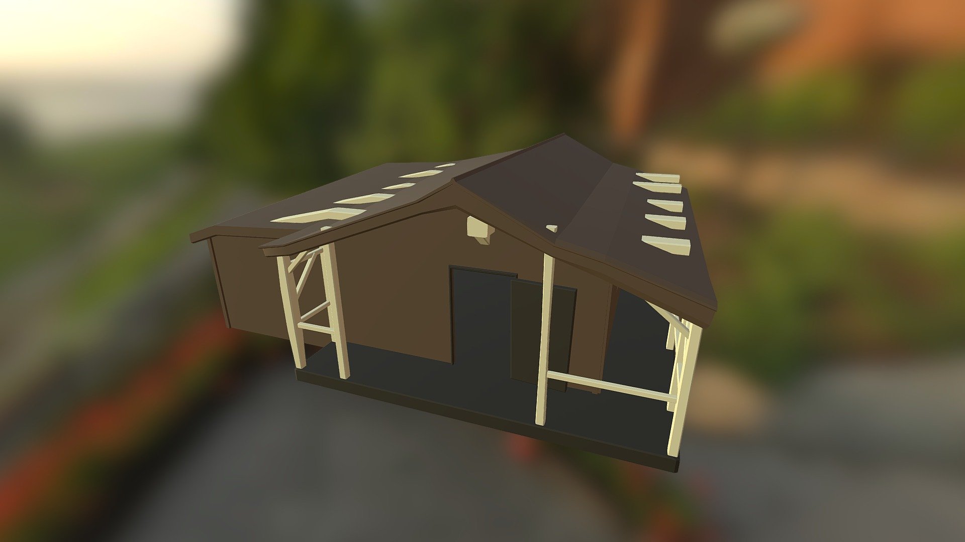 'Evil Dead' Styled Shed - 3D model by Twibbz [dddcd1b] - Sketchfab