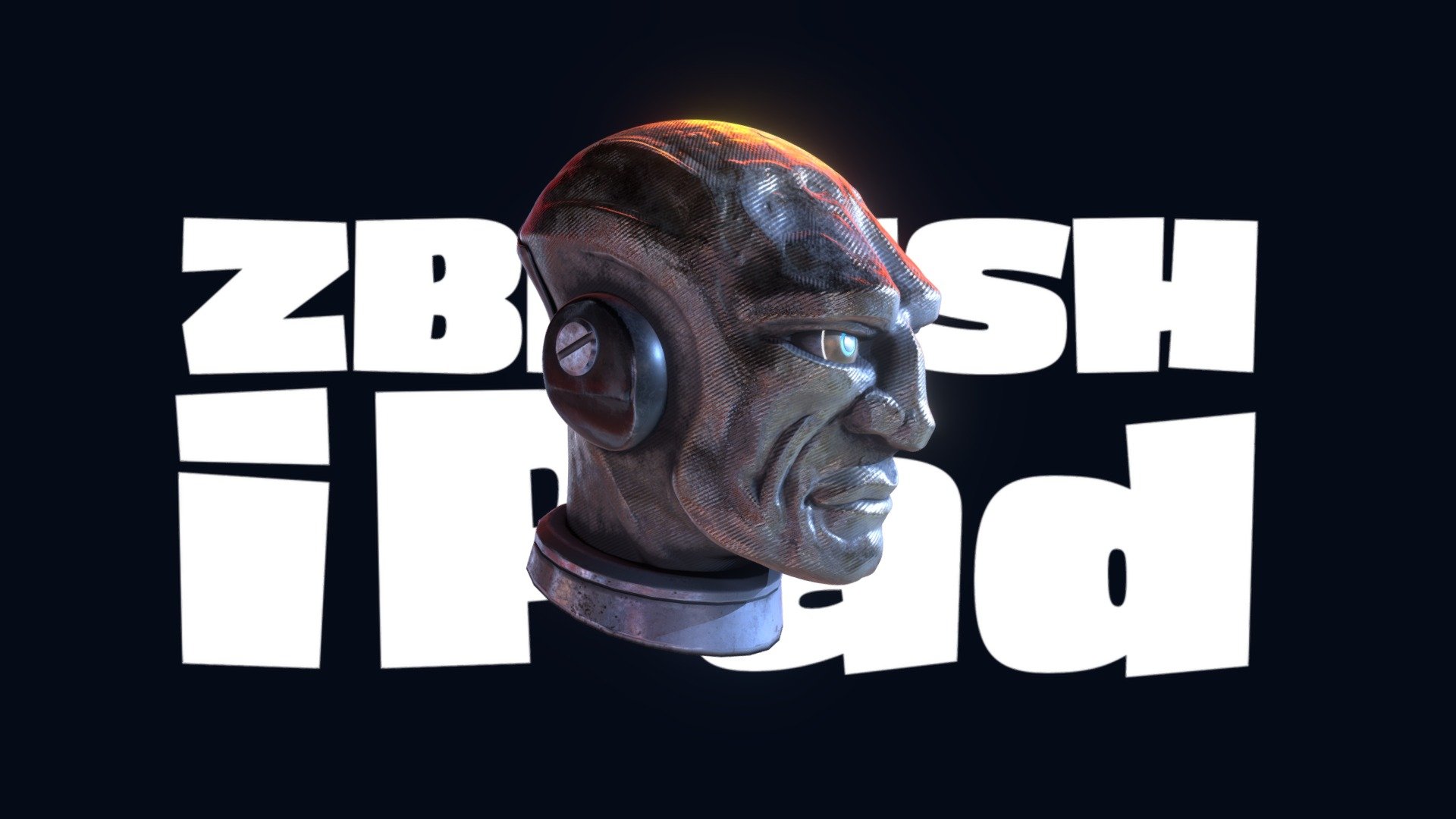 Alien Head_V2 - ZBrush for iPad - 3D model by stevetalkowski [dddd093 ...