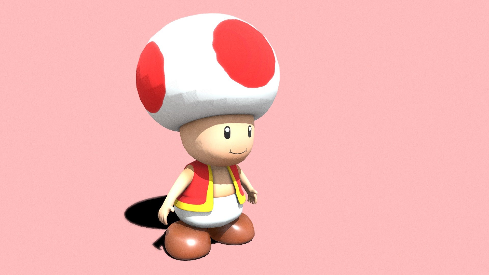 Toad Model - 3D model by Ben_Romano [dddd6aa] - Sketchfab
