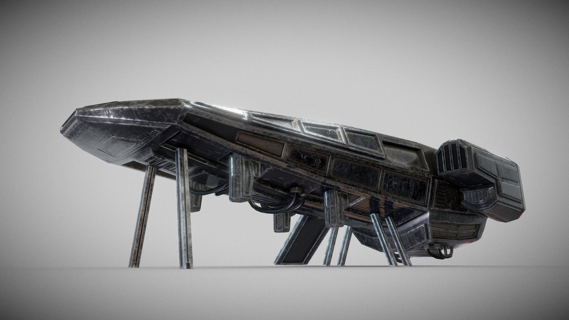 Ship Var - FANTASY INDUSTRIAL SCIFI HALL JFG - Download Free 3D model ...