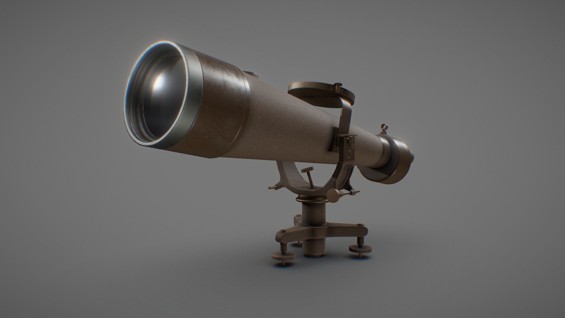 WW2 Artillery Spotting Scope - Download Free 3D model by JF3D ...