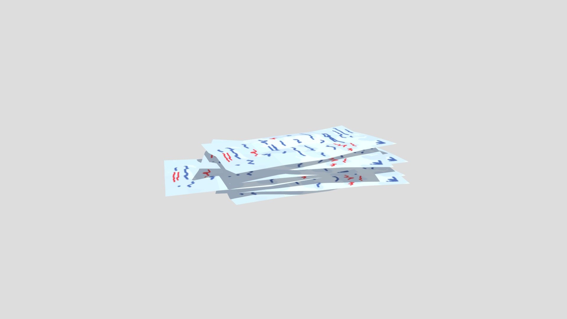 Papers - Download Free 3D model by RavenBlox [dddffb5] - Sketchfab