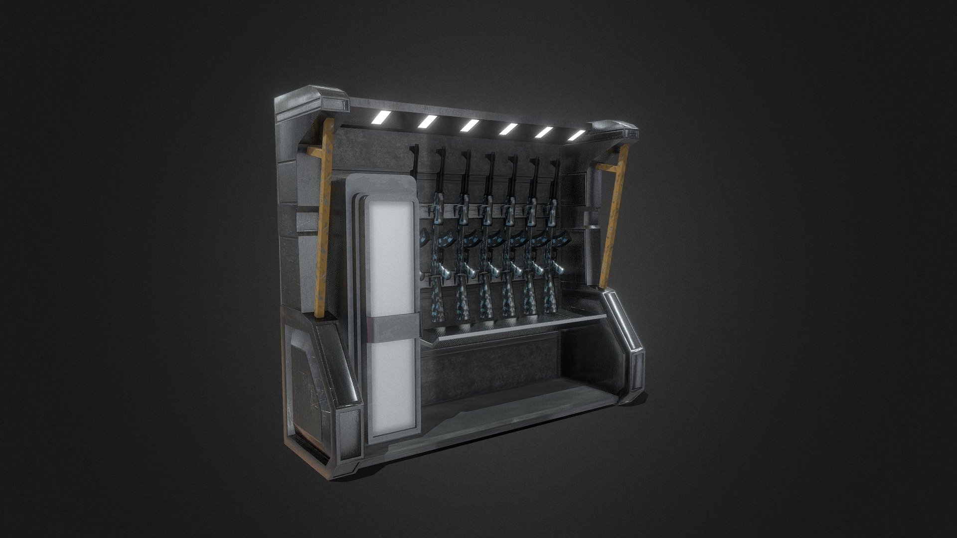 Weapon Rack - 3D model by Sasha Tereschenko (@sanbervol) [dddffe3 ...