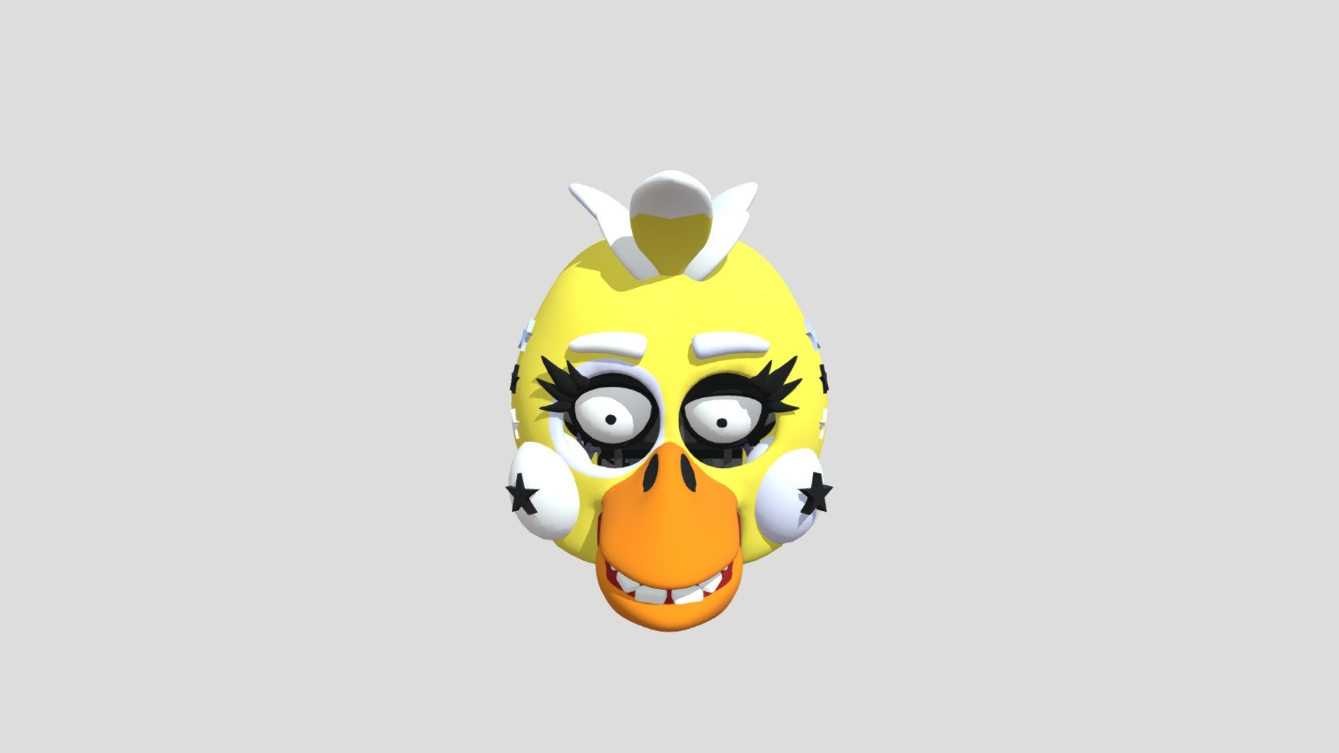 Chica head - Download Free 3D model by Nacho1012 [dde13fb] - Sketchfab