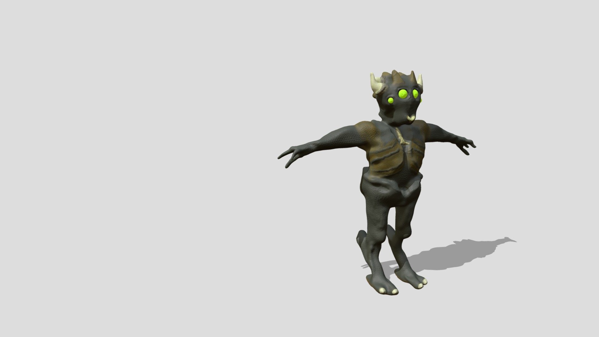 final monster sculpt - Download Free 3D model by jeremymejias [dde19e9 ...