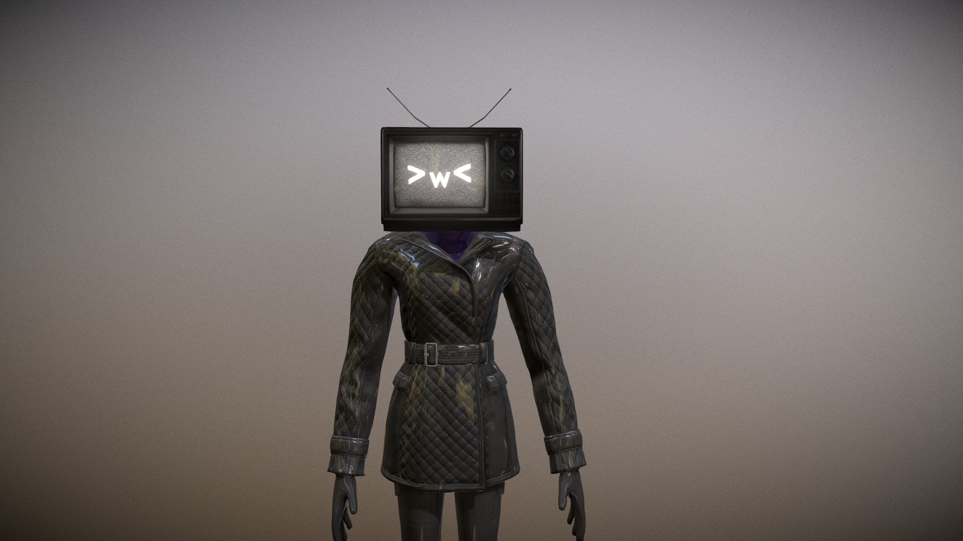 TVWoman (Remaster) - 3D model by BeastMan (@TitanBeastMan) [dde2c9b ...