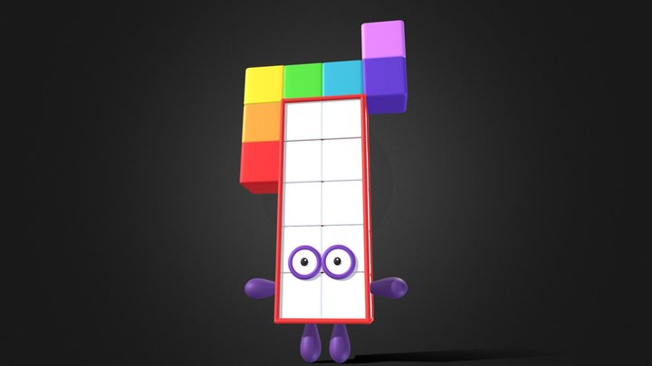 Numberblocks 3D models - Sketchfab