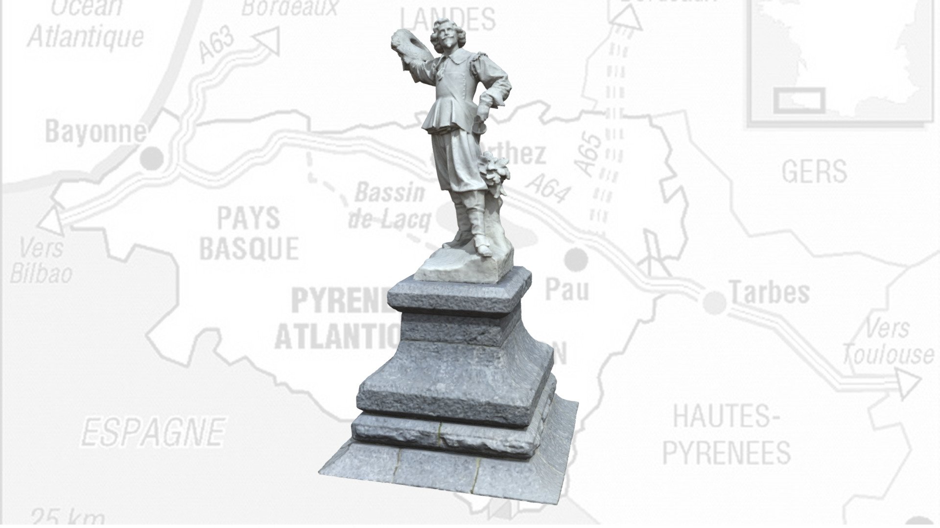 Salut noble Béarn - Download Free 3D model by pattarrian [dde47e7 ...