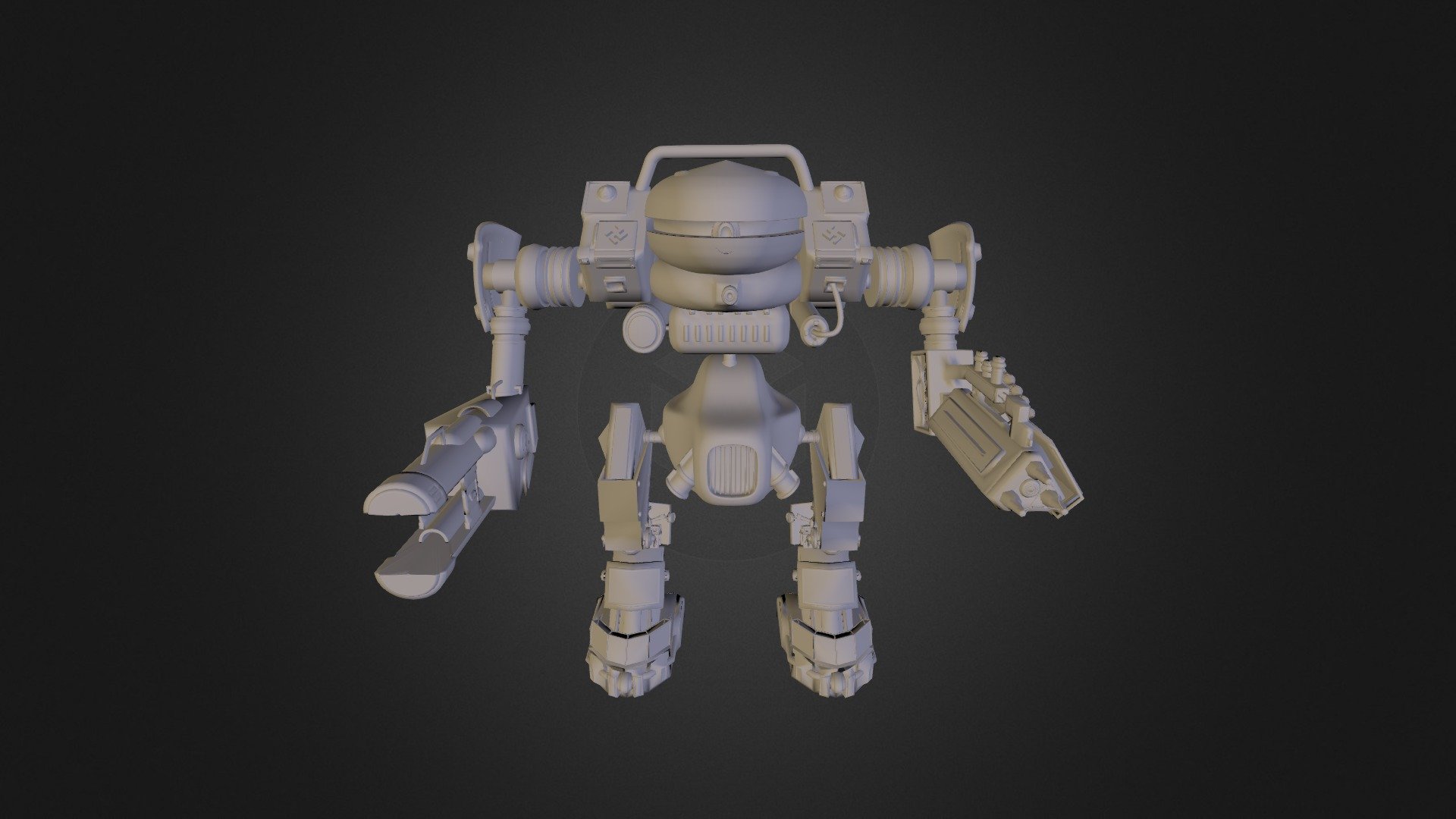 Robot - 3D model by bartpolak [dde60bc] - Sketchfab