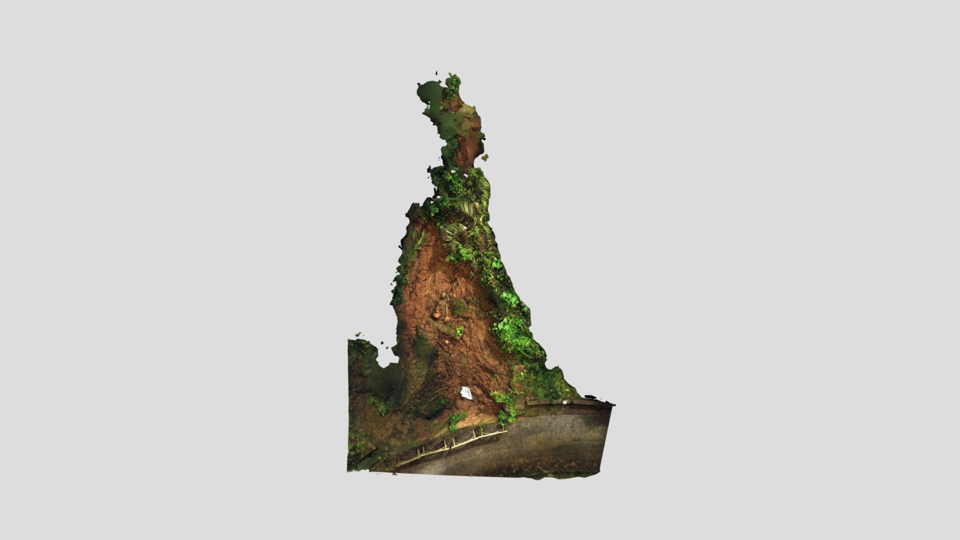 Landslide Model - 3D model by leobar [dde6b6e] - Sketchfab