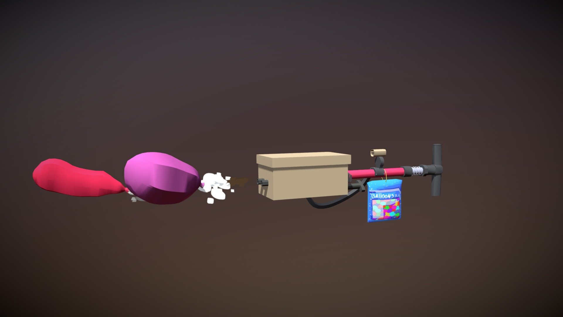 Deflating Balloon Shooter - 3D model by spoonfull ...