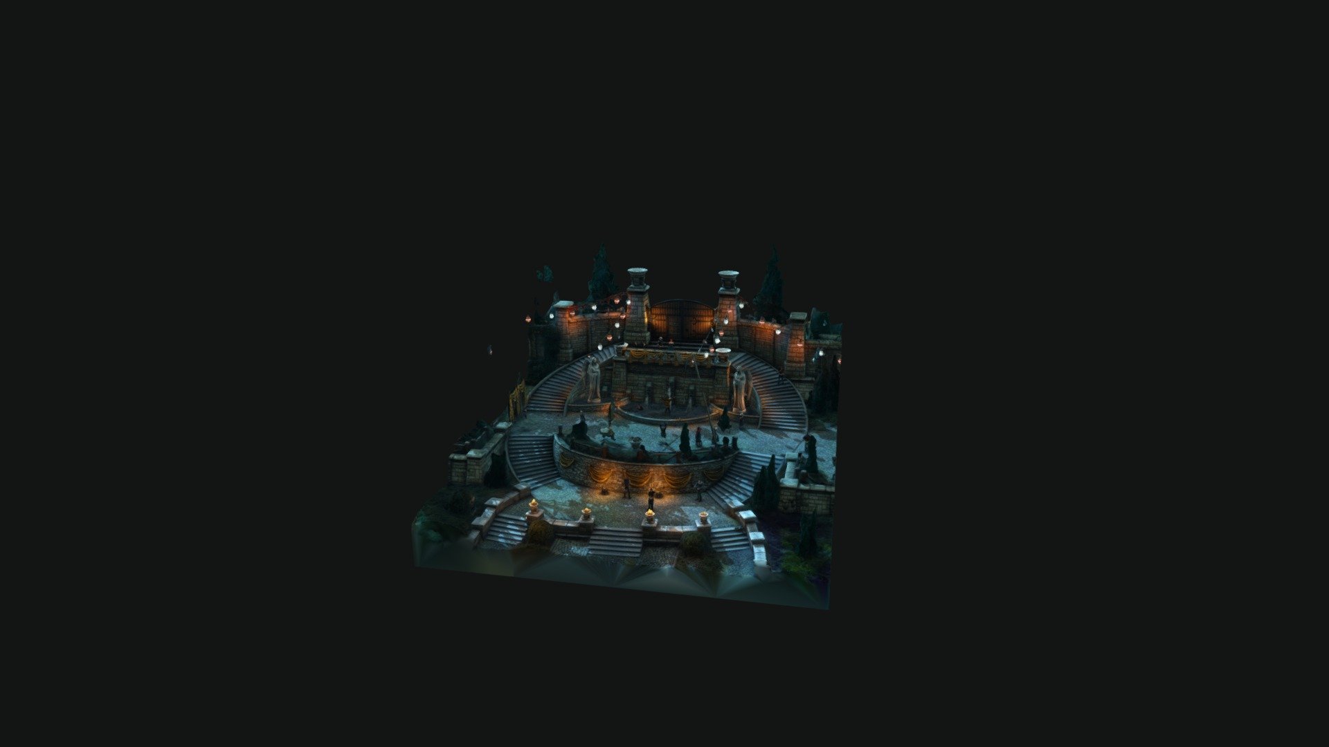 Witcher, Triss Merigold. Party smaller model - 3D model by geek_dad ...