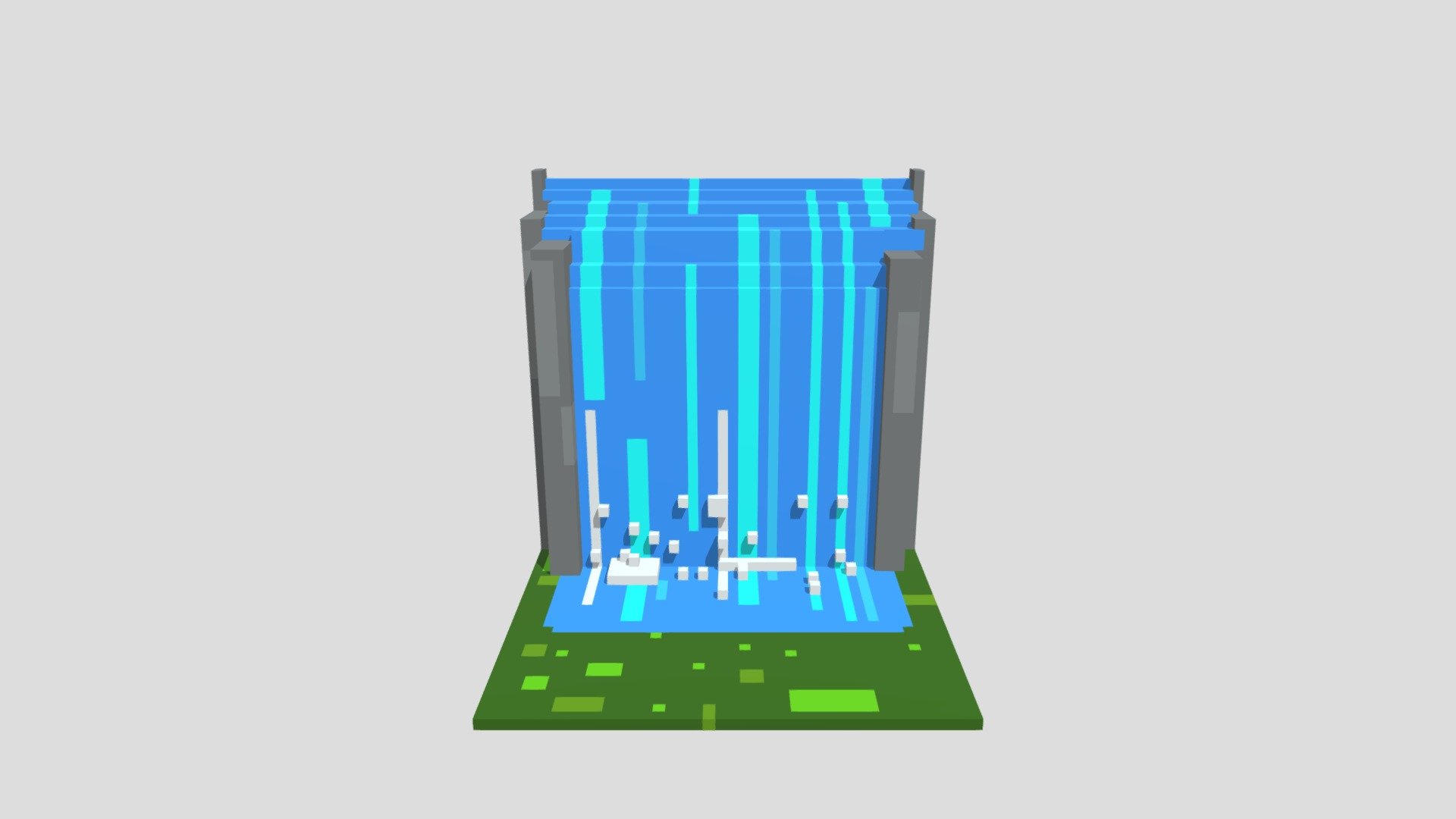 Waterfall - 3D model by Millennium_3d (@MIlleninum_3D) [dde9e9c ...