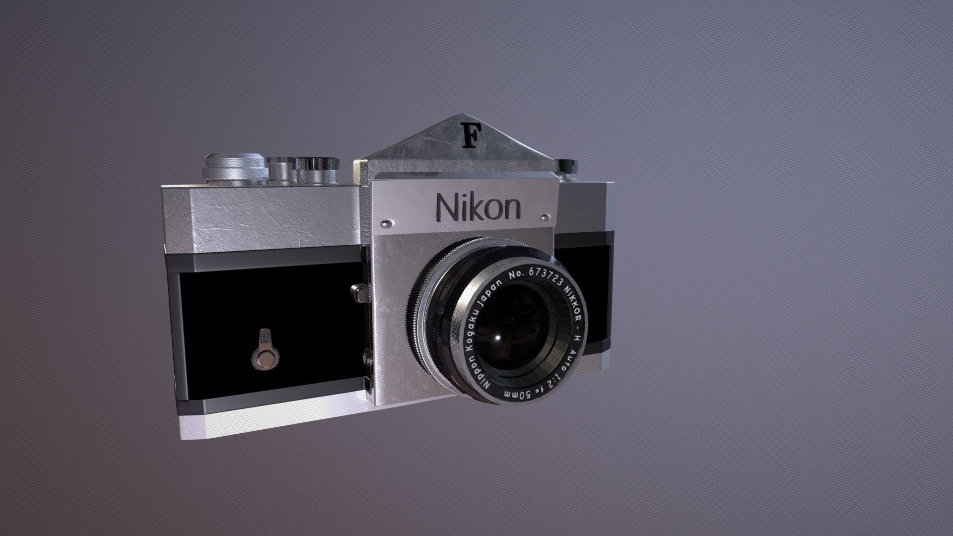 Nikon Cámara - 3D model by tribuagencia [dde9ea9] - Sketchfab