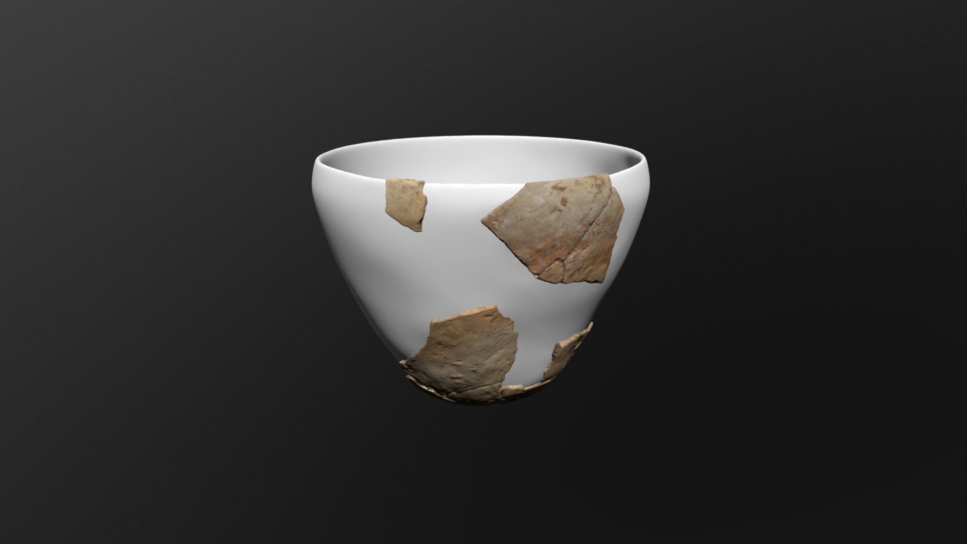 Mirocin (st 27), Neolithic vessel reconstruction - 3D model by ...