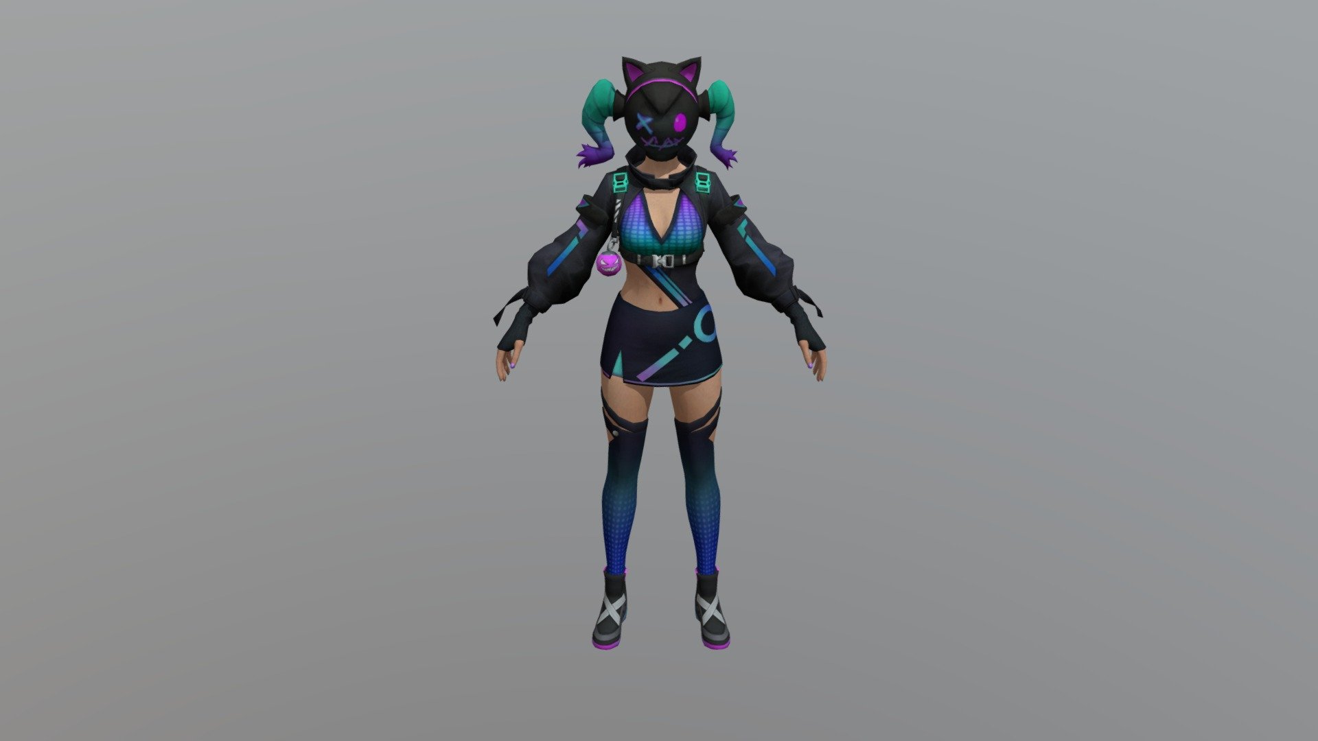 neon_female_bundel_freefire_1st_booyah_pass - 3D model by miw5679sjm.w ...