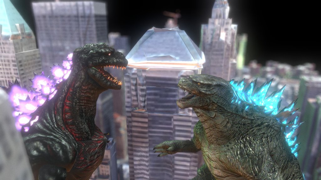 New Gojira Game - A 3D model collection by AitorcrackTheWolf - Sketchfab
