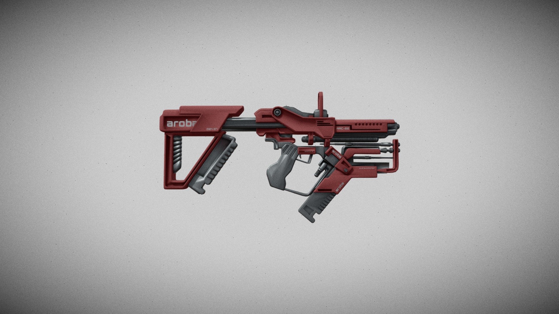 Sci-Fi rifle - Download Free 3D model by @blue.blender.print (@arobaco ...